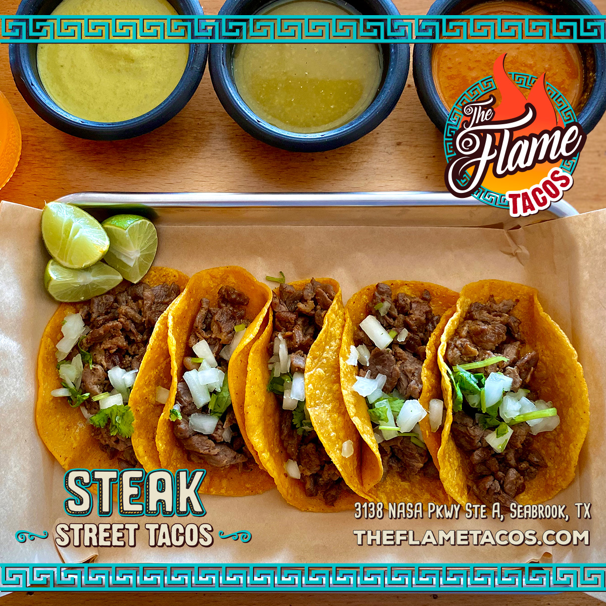 The Flame Tacos - Breakfast & Street Tacos